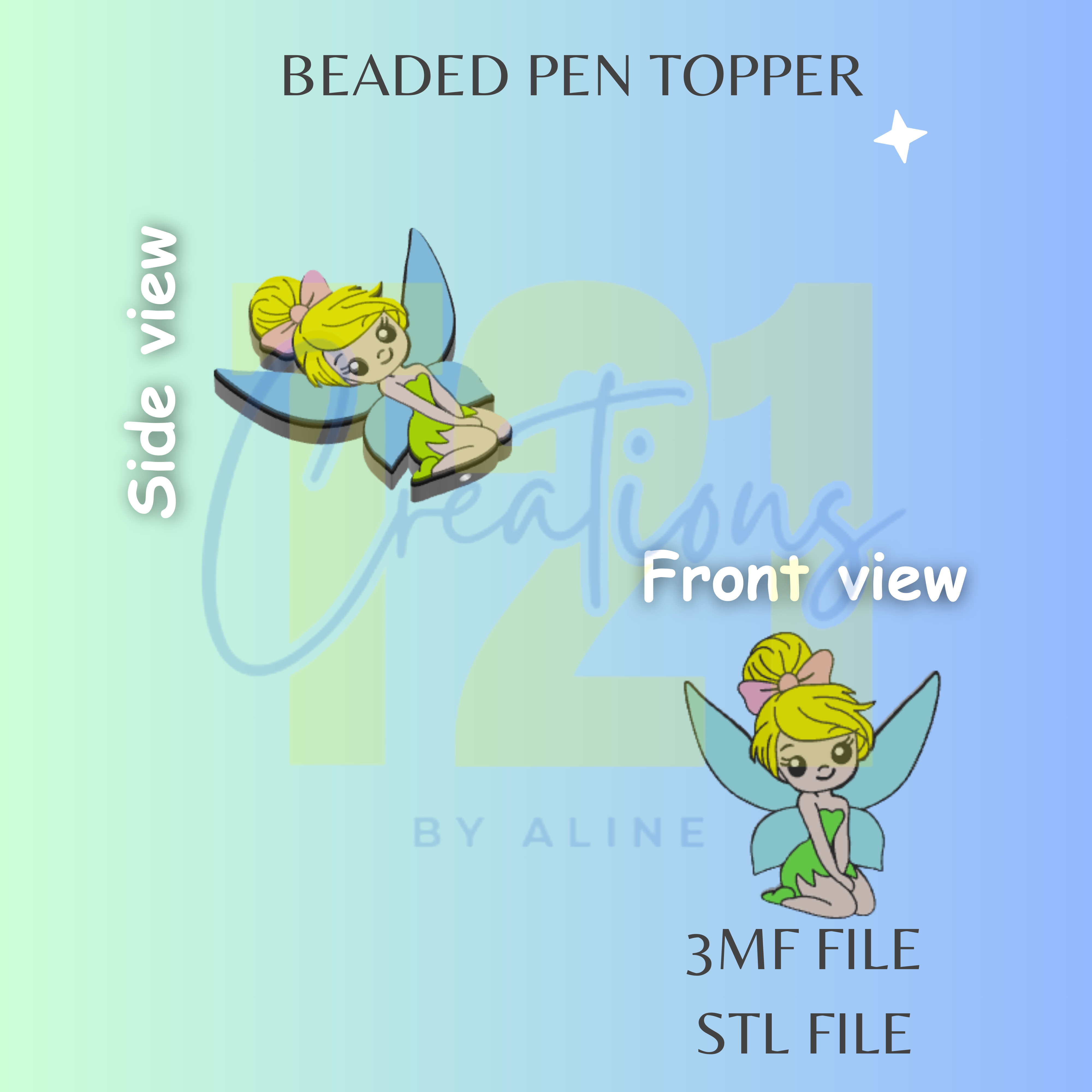 TINKER PEN TOPPER STL FILE – T21 CREATIONS BY ALINE