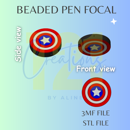 CAPTAIN GUY PEN FOCAL STL FILE – T21 CREATIONS BY ALINE