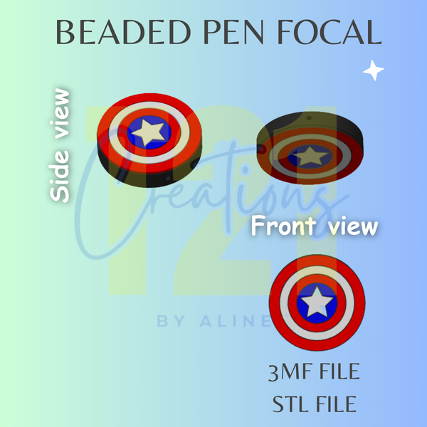 CAPTAIN GUY PEN FOCAL STL FILE – T21 CREATIONS BY ALINE
